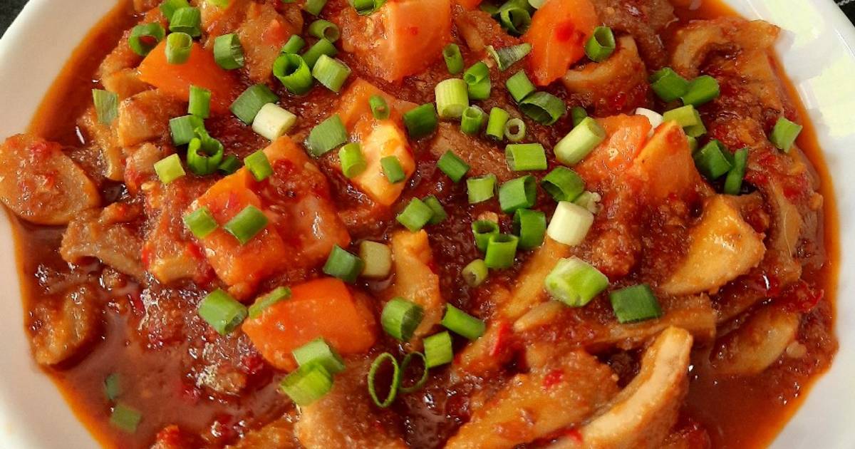Resep Babat Gongso 🌶 oleh Yuniz🌻 - Cookpad