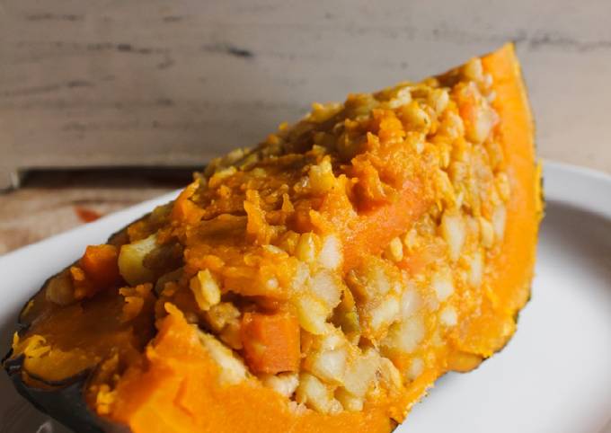 Zapallo relleno Receta de Milhojas Veg- Cookpad