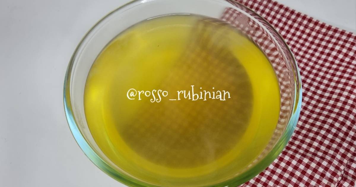 Ricetta Brodo vegetale di rosso rubinian - Cookpad