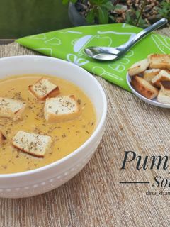 Resep Pumpkin Soup Untuk Pejuang Kanker oleh Sulistintin - Cookpad