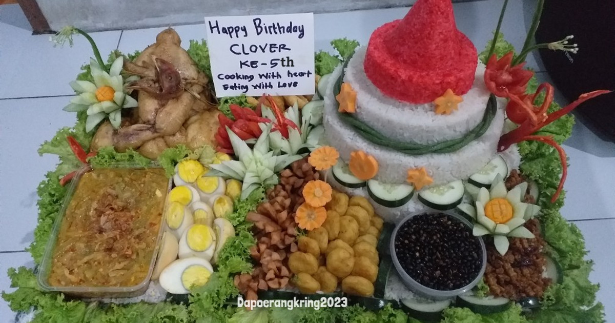 30 resep tumpeng komplit enak dan mudah - Cookpad
