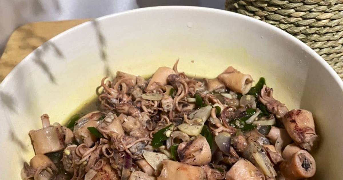 Resep 13. Cumi Cabe Ijo oleh Hena Sugiani - Cookpad