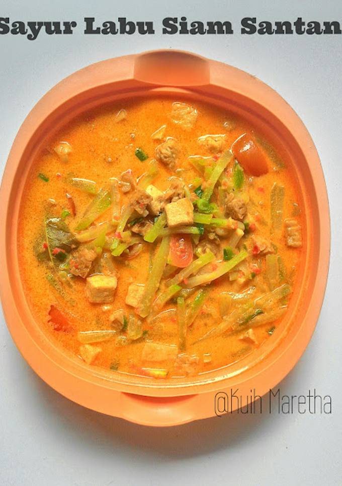 Resep Sayur labu siam kuah santan oleh Maya Damamain - Cookpad