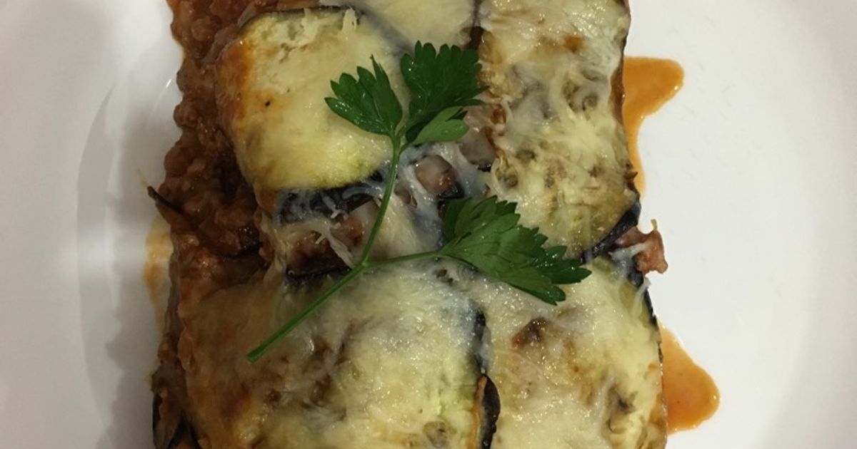 Lasagna De Berenjena Receta de Verónica Rojas Hernández- Cookpad