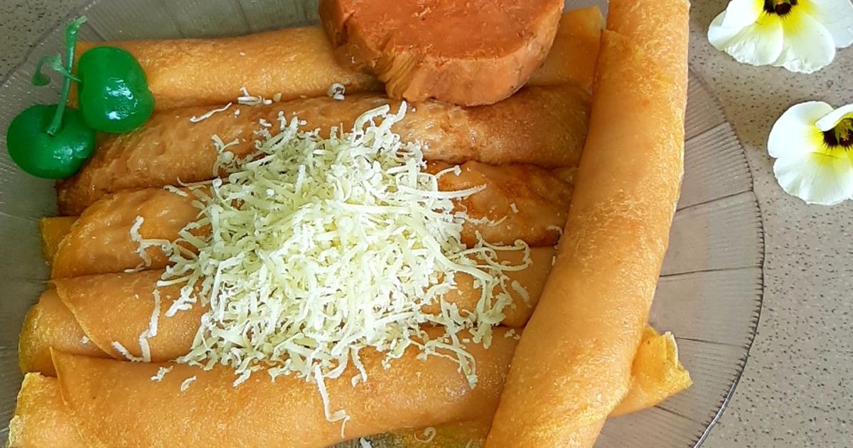 Resep Lempeng Gembili / Pancake Ubi Orange oleh HerlinaCs Lim - Cookpad