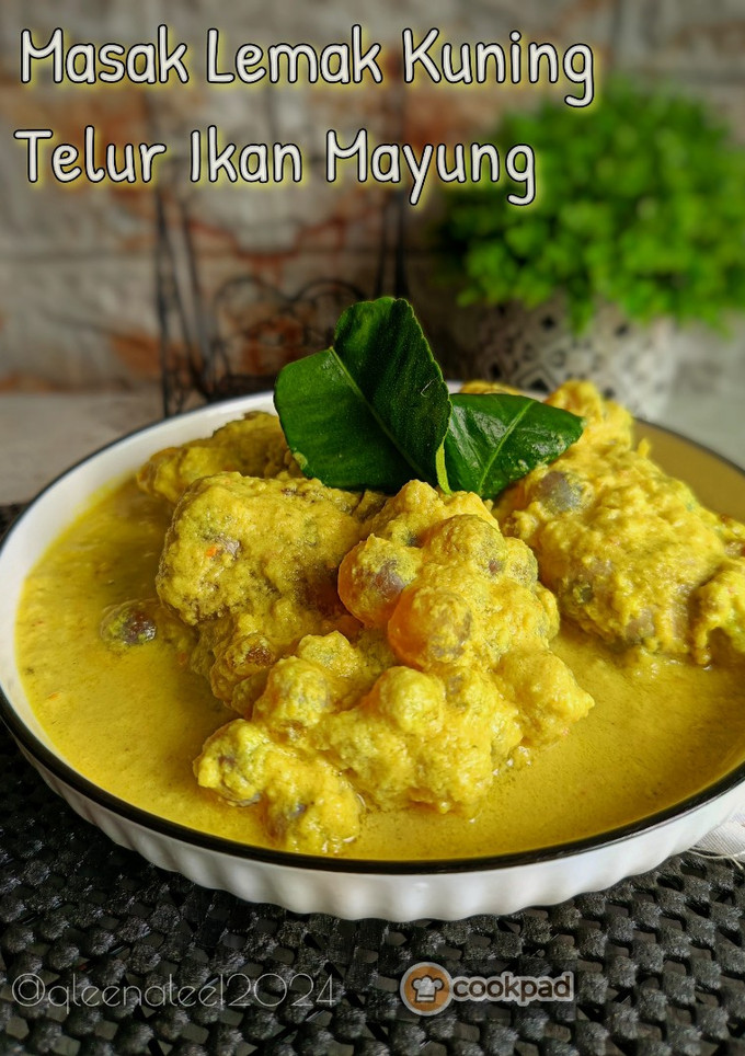 Resipi Masak Lemak Kuning Telur Ikan Mayung oleh Q'leenalee's Kitchen ...