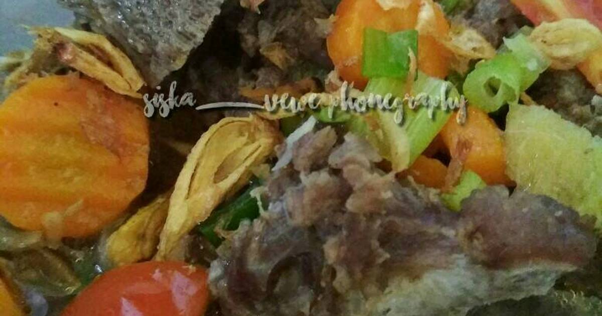 Resep Sup iga/tangkar sapi oleh Dapoer Vewe - Cookpad