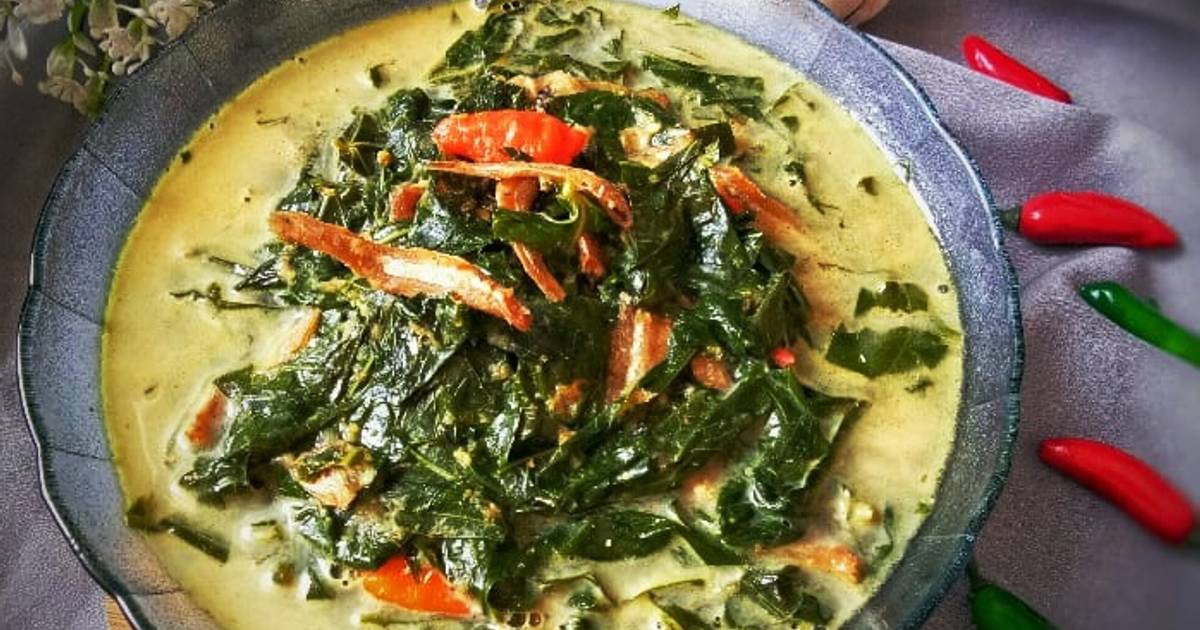 Resep Gulai Daun Singkong Teri oleh Dyah Ida Mundisari - Cookpad
