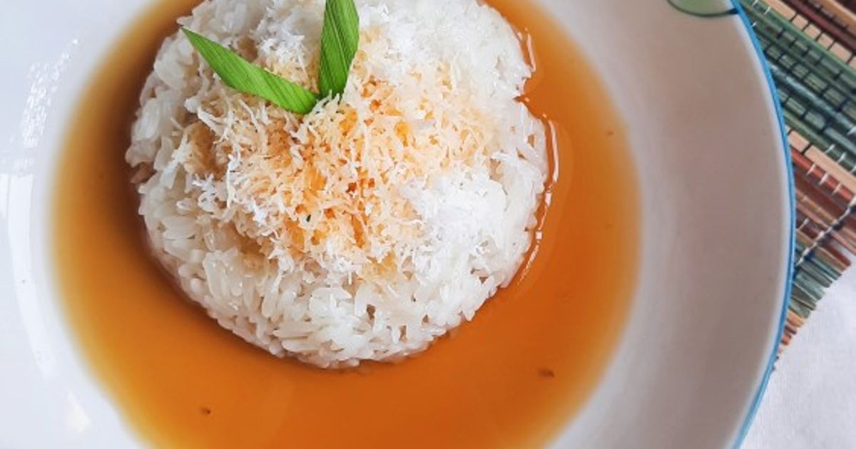 Resep Nasi Pulut Siram Gula Merah Khas Ambon oleh Nia Yuniar W - Cookpad