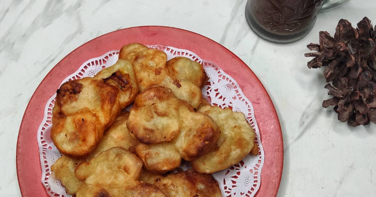 Resep Cimplung Pisang Kepok oleh Nyanyah - Cookpad