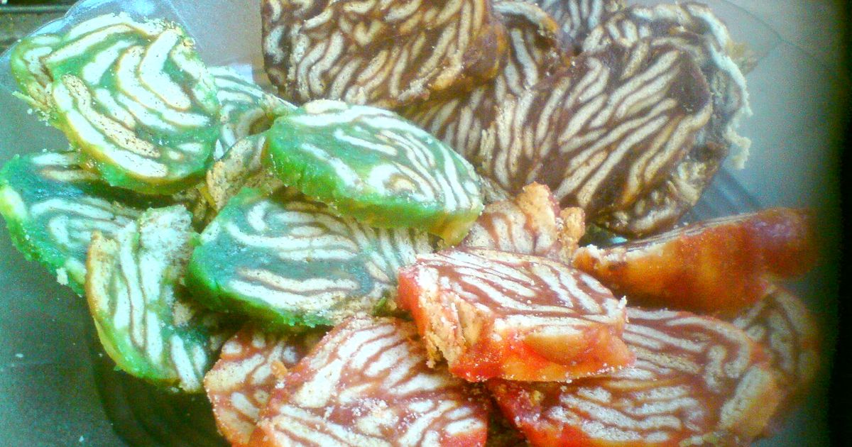 Resep Kue Batik Warna Warni oleh BWO - Cookpad