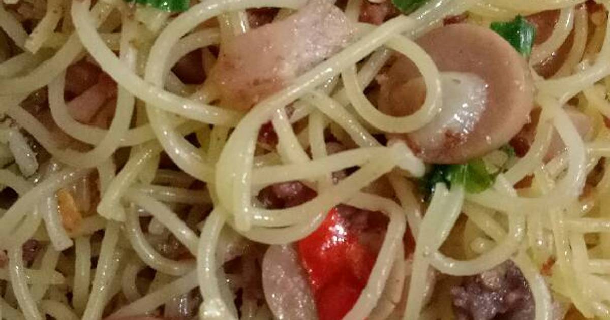 Resep Spagethi aglio olio simple buat bekal oleh Ajeng Dwi Irningtyas ...
