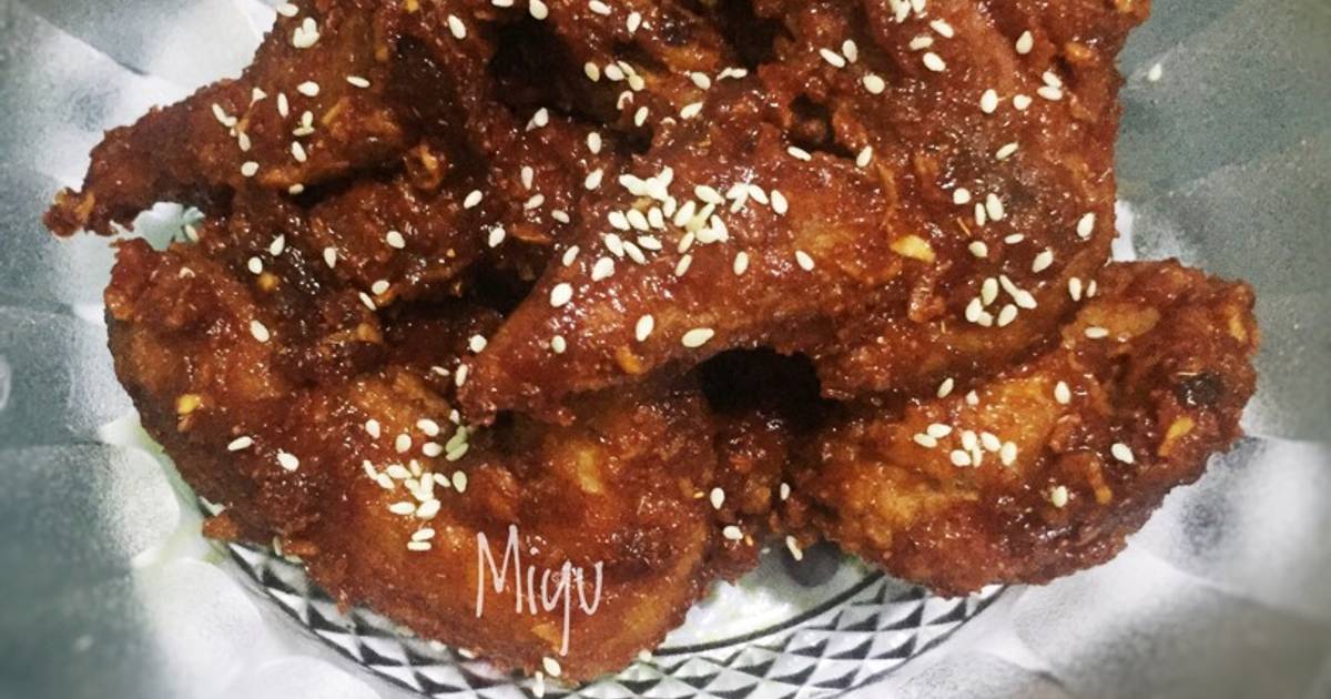 Resep Fire Chicken Wings oleh Miyu - Cookpad