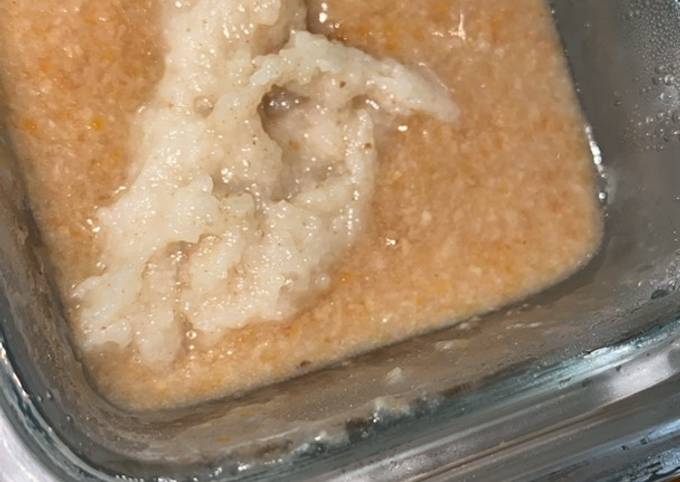 Resep Bubur tim with daging sapi bolognese oleh Septiyanti S - Cookpad