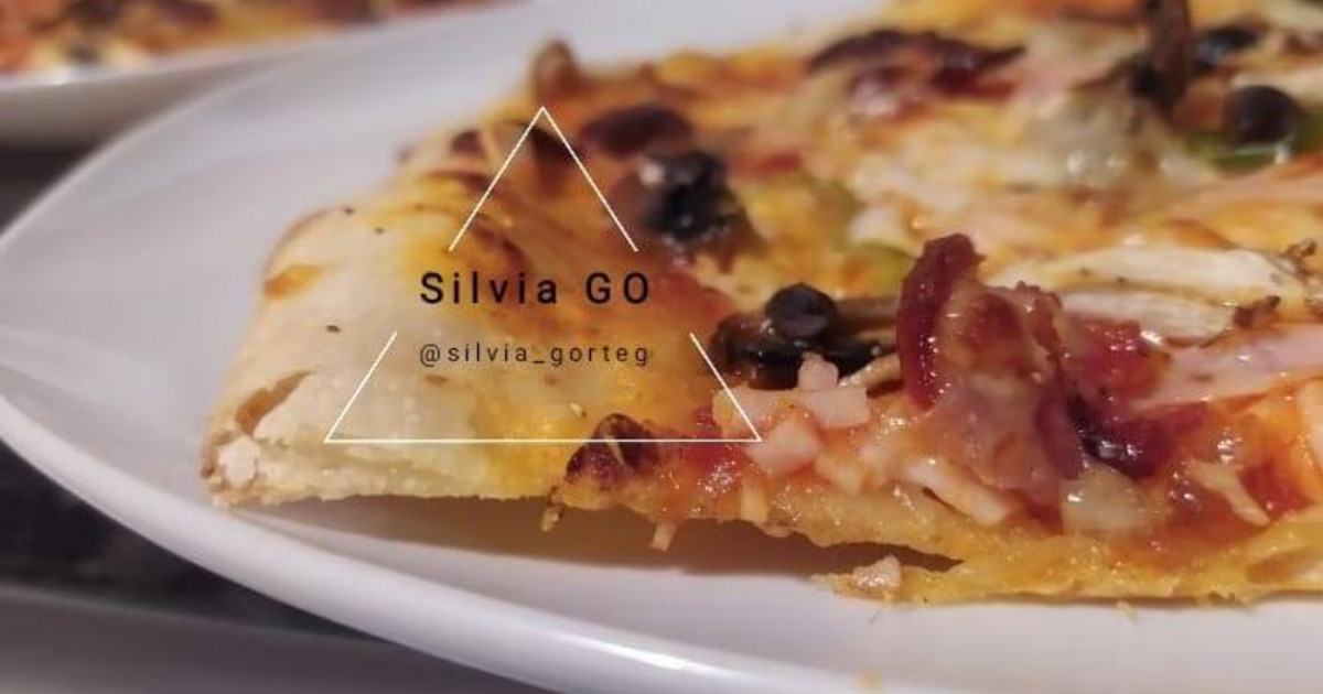 Pizza Crujiente Y Esponjosa, 60%Hidratacion Receta de Silvia GO