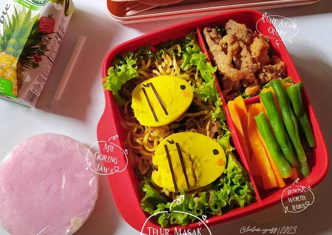 Resep Bento lunchbox - ide bekal anak sekolah oleh Lailazegaff - Cookpad