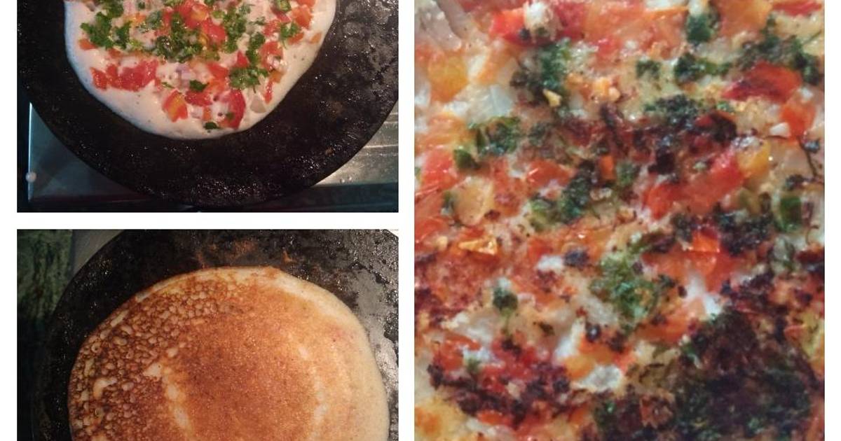 Pizza dosa Recipe by Yamini Iyer - Cookpad