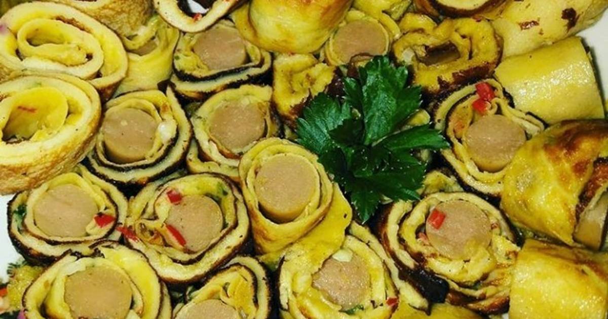 Resep Telur Dadar Gulung Sosis oleh Nopita pita - Cookpad