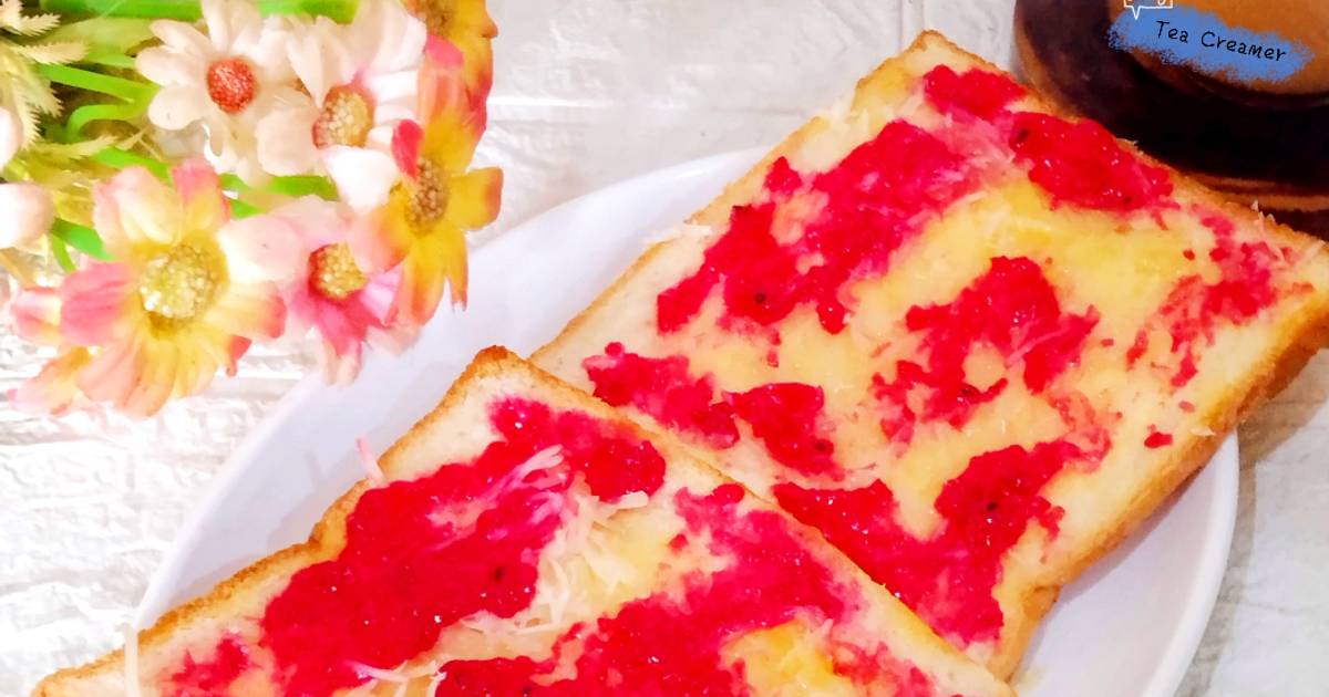 Resep Roti Bakar Strawberry Susu Oleh Lanjarsih Mama Fifian