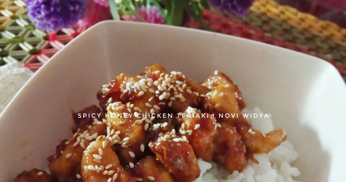 Resep Spicy Honey Chicken Teriyaki oleh novi Widya - Cookpad
