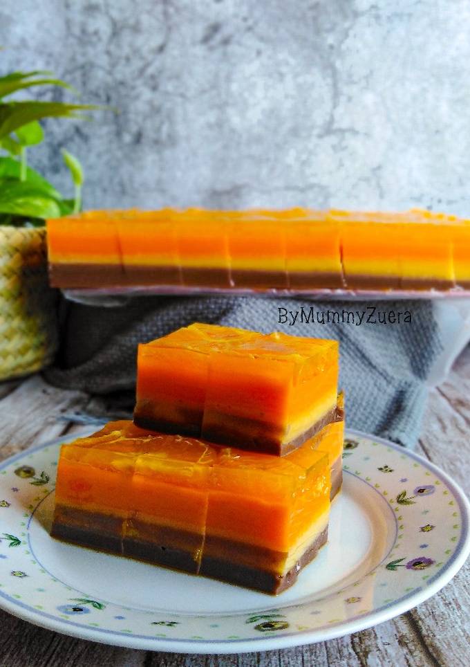 Resipi Pudding Chocolate Oren Mandarin oleh mummyzueralicious - Cookpad