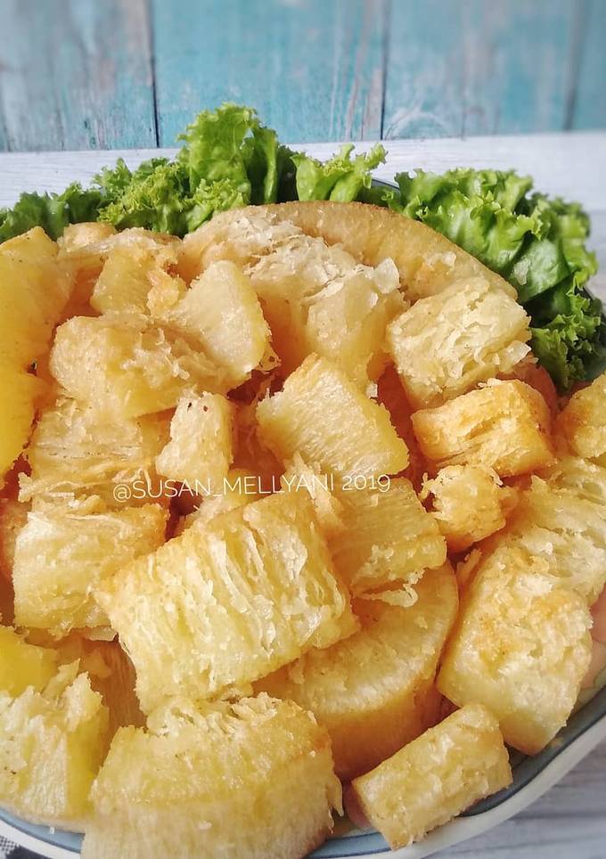 Resep Singkong goreng mekar oleh Susan Mellyani - Cookpad