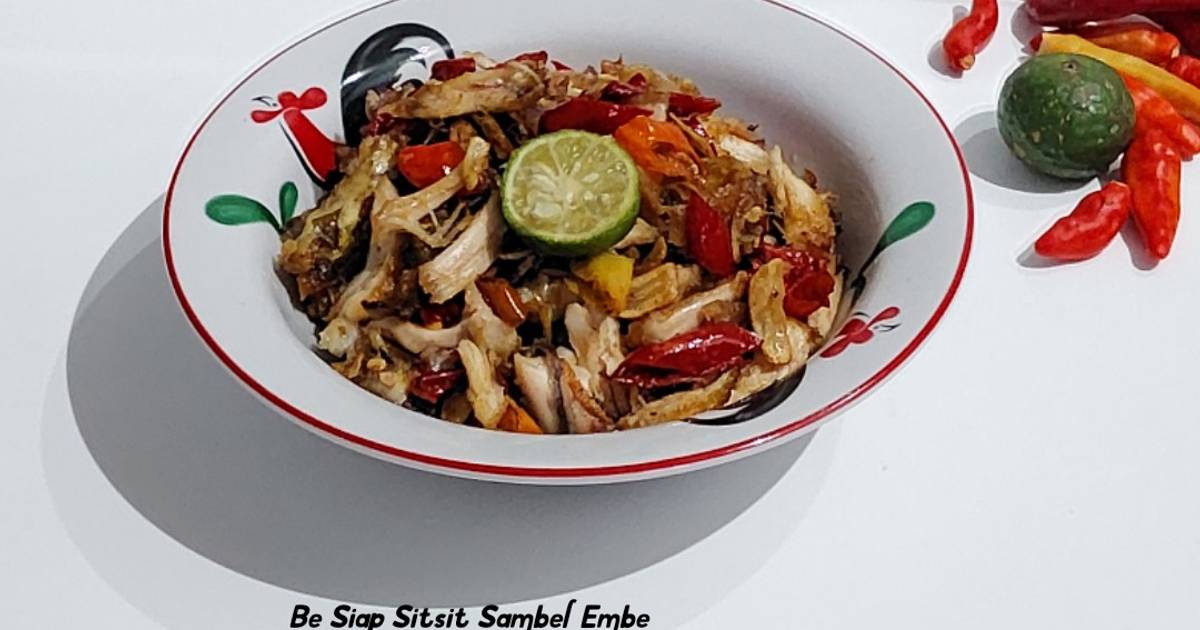 Resep Be Siap Sitsit Sambel Embe oleh asti - Cookpad