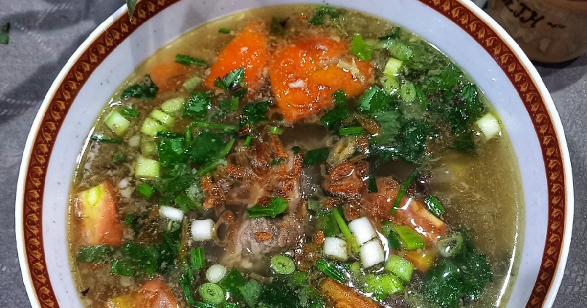 Resep Sop Daging Sapi Presto (Daging Kurban) oleh Betrisia - Cookpad