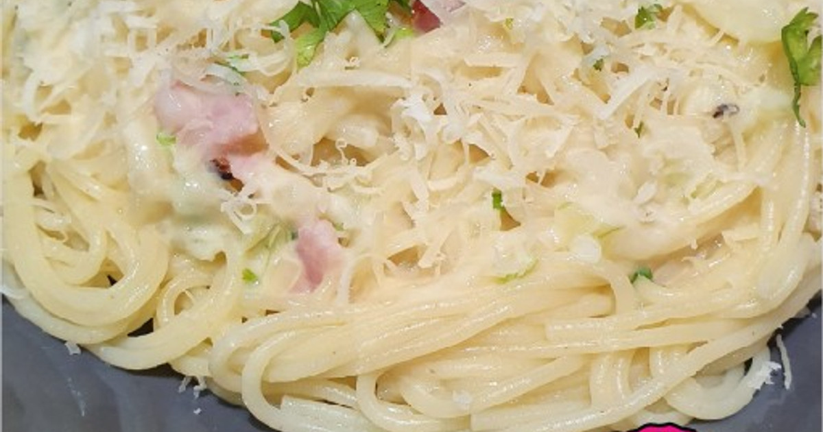 Salsa Alfredo Con Tropezones De Bacon Receta de Yasmira sacramento
