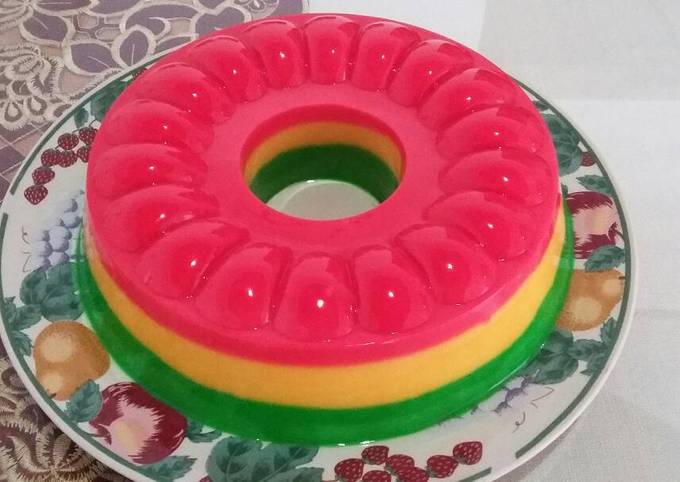 Resep Puding Roti Pelangi oleh Yunita Hatibie - Cookpad