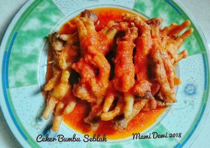 Resep Ceker Bumbu Seblak oleh Dewi Purnamasari - Cookpad