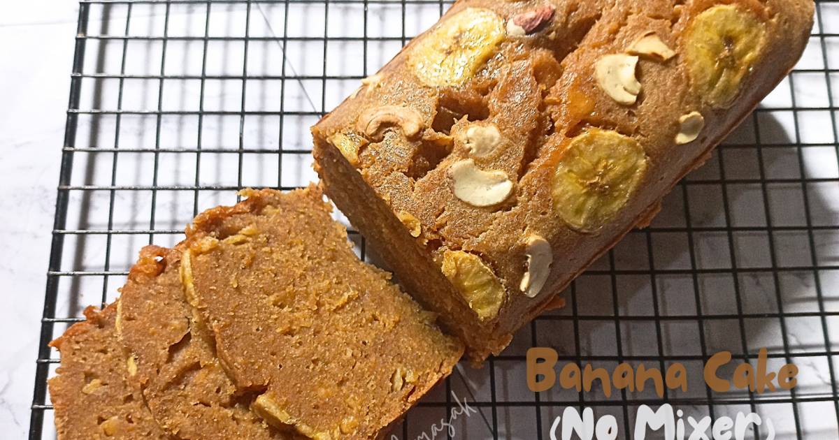 Resep Banana Cake (No Mixer) oleh Setia Memasak - Cookpad