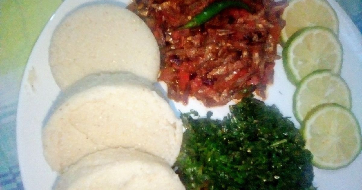Chillieinfused Omena Wet Fry With Stirfried Vegs @Ugali#Pmakers Recipe ...