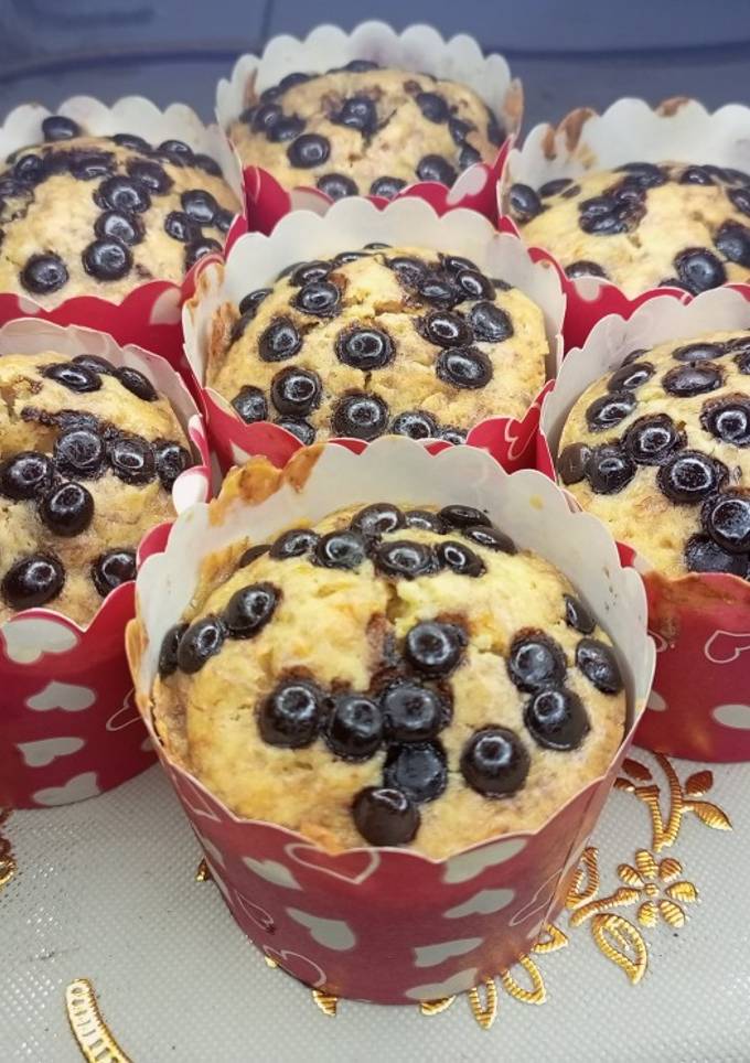 Resep Muffin Banana Cake (1 telur - no mixer) oleh ifa elilina - Cookpad