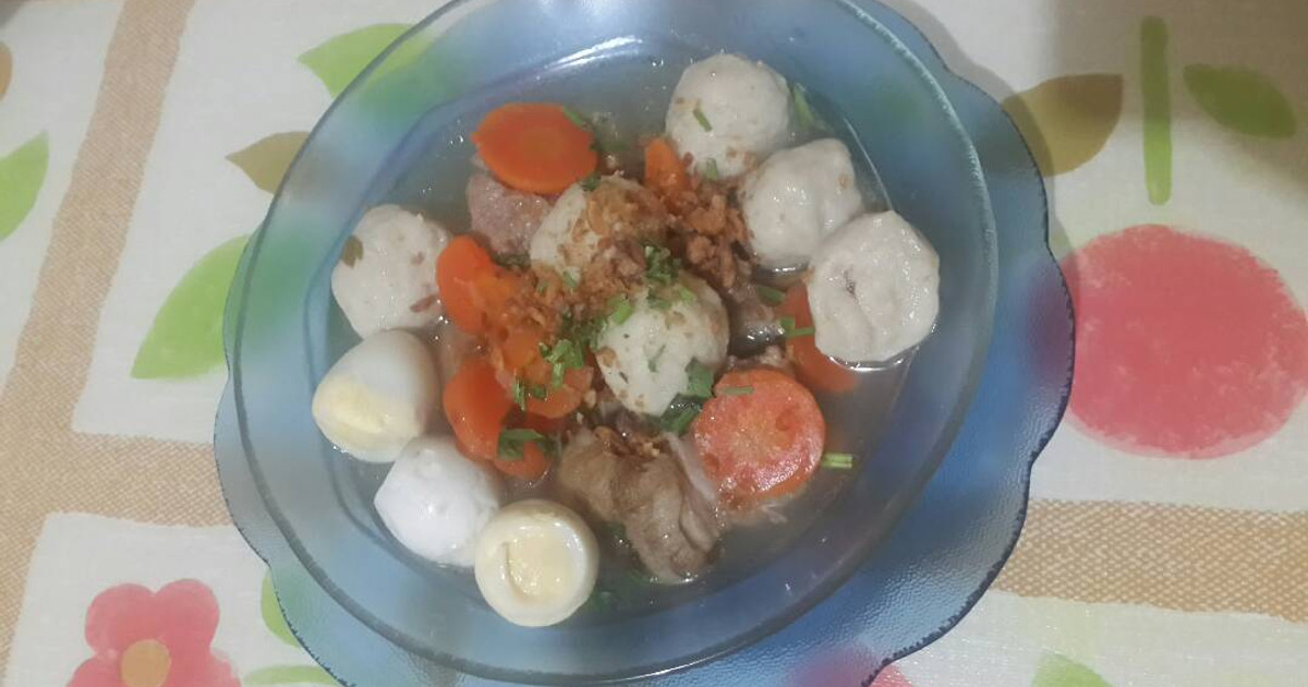 Resep Sop Daging Babi Dgn Telur Puyuh+Bakso Keto #Ketopad Cp Anekasoup ...