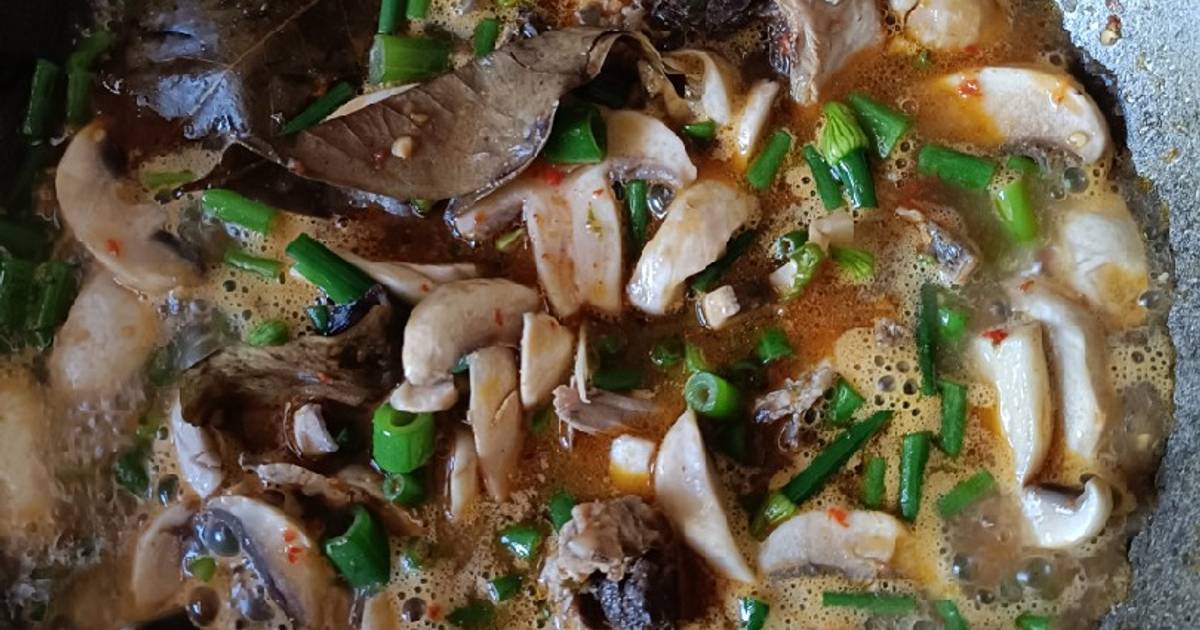 Resep Seblak jamur kancing + kembang brambang oleh Alifah Fatchurrochim ...