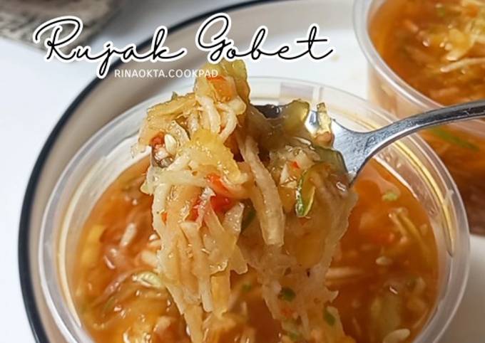 Resep Rujak Gobet ala Malang (Rujak Serut) oleh Rina Okta - Cookpad