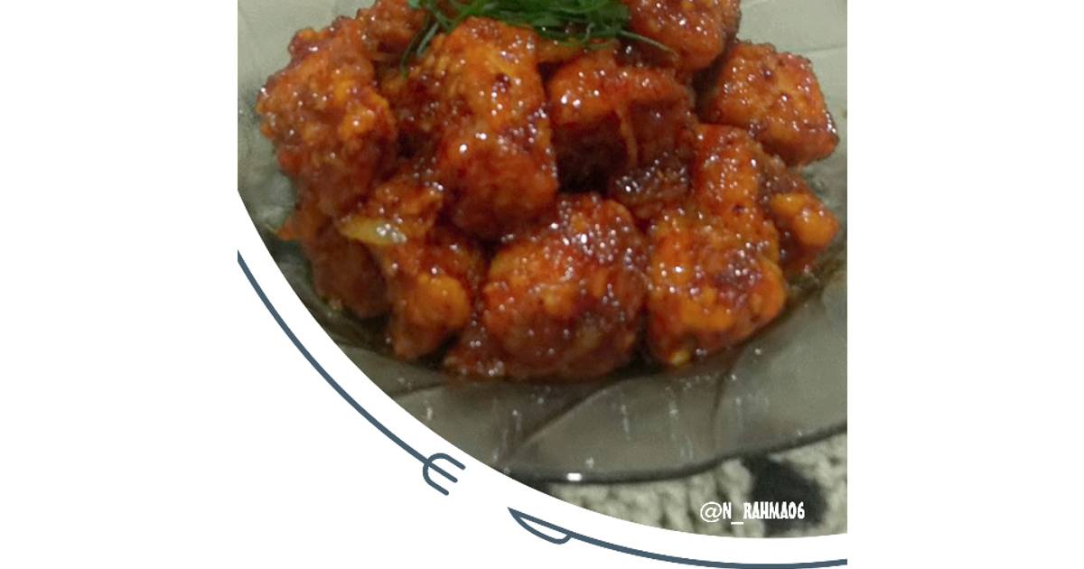 Resep Chicken Karaage with Sweet and Spicy Honey Sauce oleh Nurrahma ...