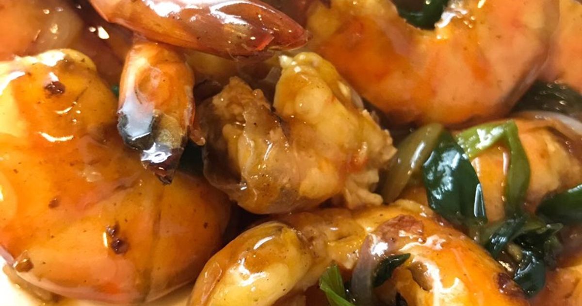 Resep Udang Saos Tiram Chinese Style oleh Yunie R Hasby Arsenio - Cookpad