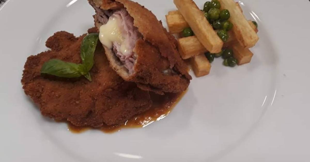 Milanesas de Ternera Rellena de Jamón y Queso Receta de Dayli- Cookpad