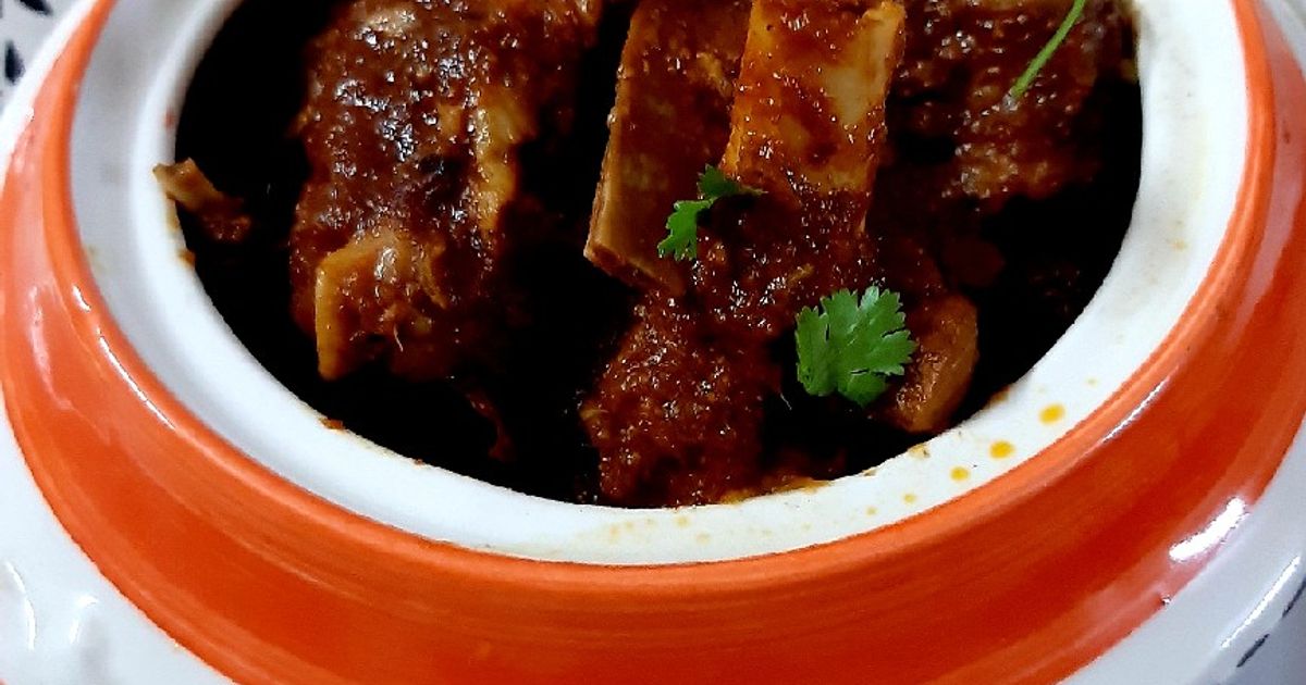 Sukha Mutton (Dry Mutton) Recipe by Name - Anuradha Mathur