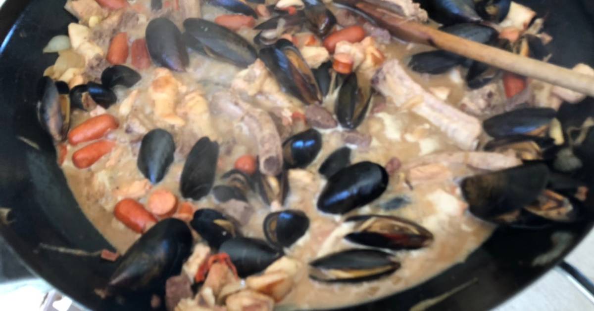 Discada de mariscos - 10 recetas caseras- Cookpad