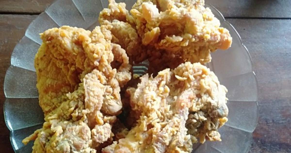 Resep Ayam crispy homemade oleh Aisyah Zein - Cookpad