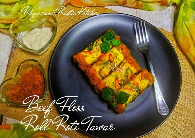 Resep Beef Floss Roll Roti Tawar oleh Wids Kitchen 🍀🌷 - Cookpad