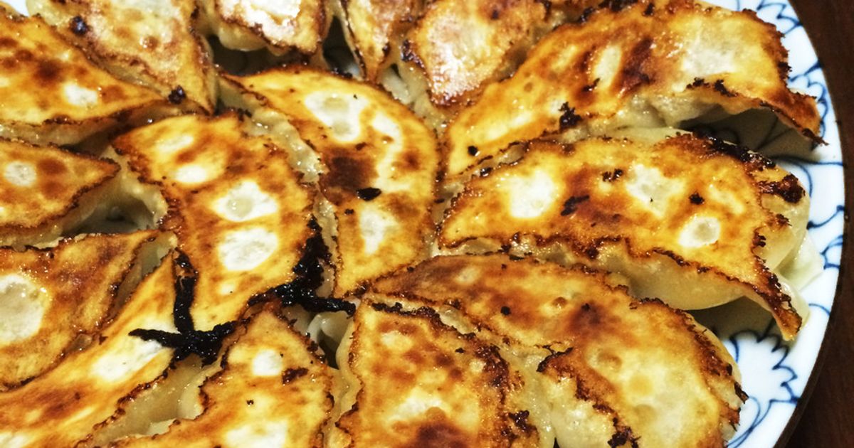 Delicious Homemade Gyoza (No Garlic Chives Needed) Recipe by はー83