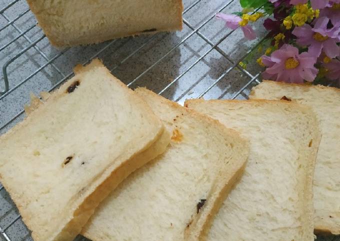 Resep Roti Tawar Kismis Eggless Oleh Linda Megawati Cookpad