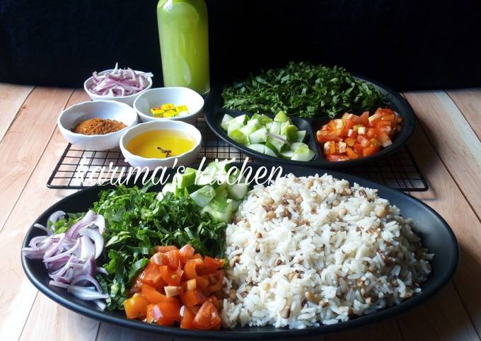 Rice and beans(garau garau) Recipe by karima's Kitchen - Cookpad