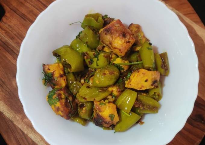 Chilli Pepper Paneer Recipe by rama - Cookpad