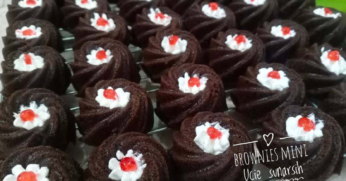 Resep Brownies mini oleh Ucie_Sunarsih - Cookpad