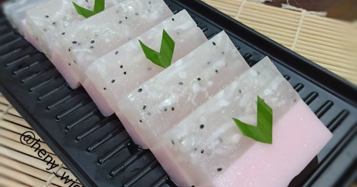 Resep Puding Tape Singkong Kelapa Muda oleh Heny Widiastuti - Cookpad